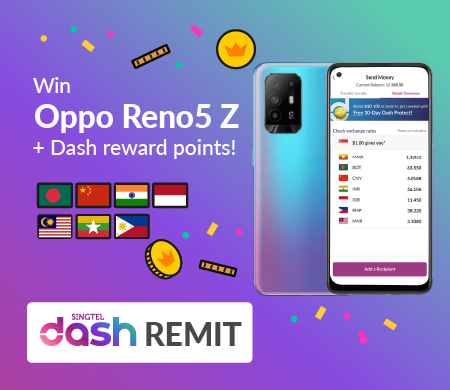 Send money overseas faster, easier, and safer with Singtel Dash Remit