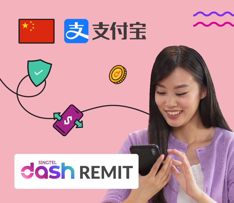 Send money overseas faster, easier, and safer with Singtel Dash Remit