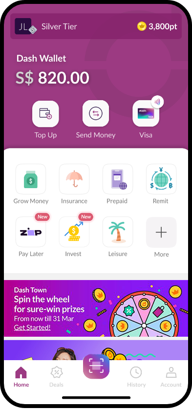 Dash Town | Singtel Dash
